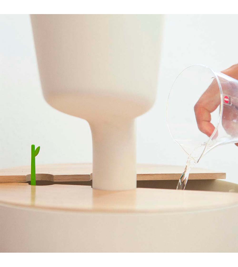 Macetero vertical a medida color blanco | CitySens